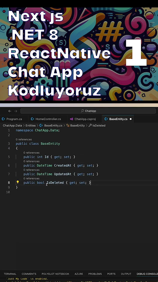 Canlı Chat Uygulaması Yazıyoruz #aspnetcorewebapi #chatapp #nextjs #reactnative #reactjs - YouTube