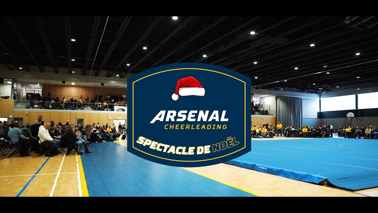 Spectacle de Noël - Arsenal Cheerleading - 8 décembre 2024 - YouTube