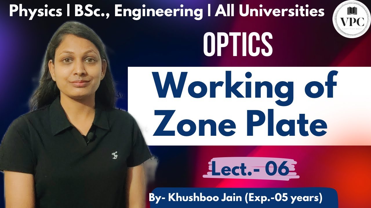 Working of Zone Plate | lect.-06 | optics #physics #optics #bsc #education - YouTube