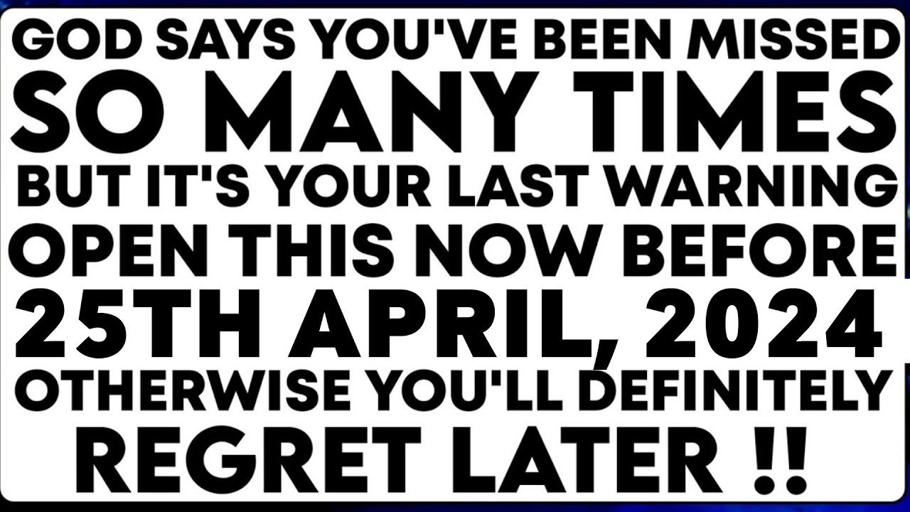 11:11 𝐆𝐨𝐝 𝐌𝐞𝐬𝐬𝐚𝐠𝐞: You’ll Regret Later If You Skip | Gods Message For ...