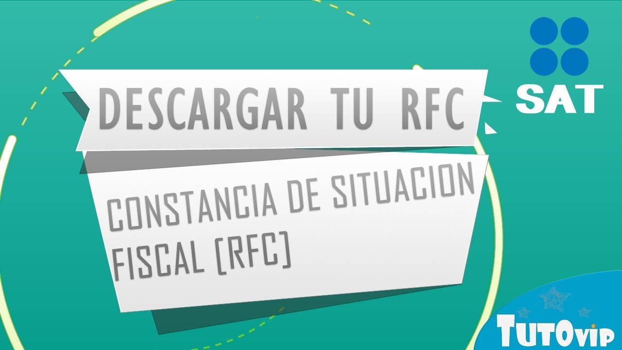 Como descargar el RFC desde el portal del SAT 2019 | Constancia de ...