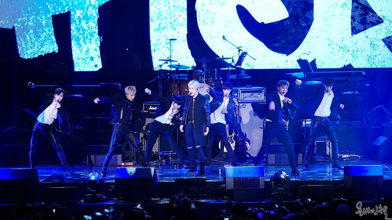 170422 몬스타엑스(MONSTA X) Fighter [LET’S PLAY 태양 CONCERT IN SEOUL] fancam ...