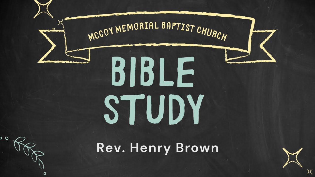MMBC:BIBLE STUDY TUESDAY 10-21--2025 - YouTube