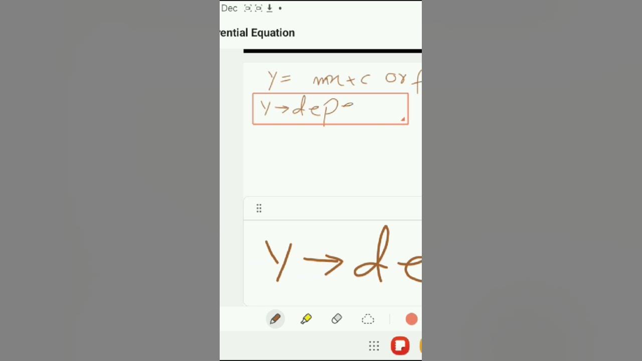 Dependent and Independent variables||differential equations - YouTube