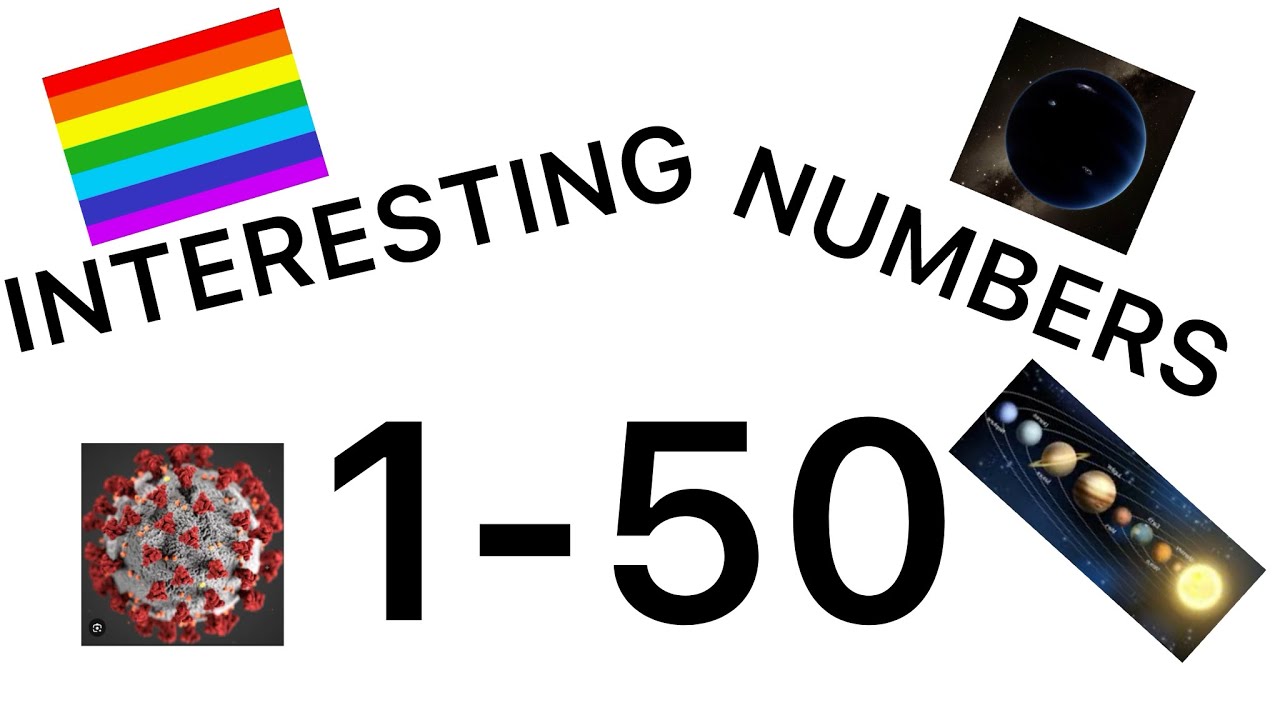 Every number is interesting (1-50) - YouTube