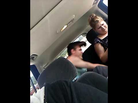 My brothers twerking in the car