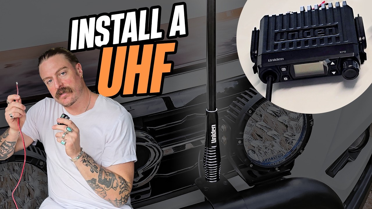 How to install a UHF Radio in your 4WD (Simple DIY Guide) - YouTube