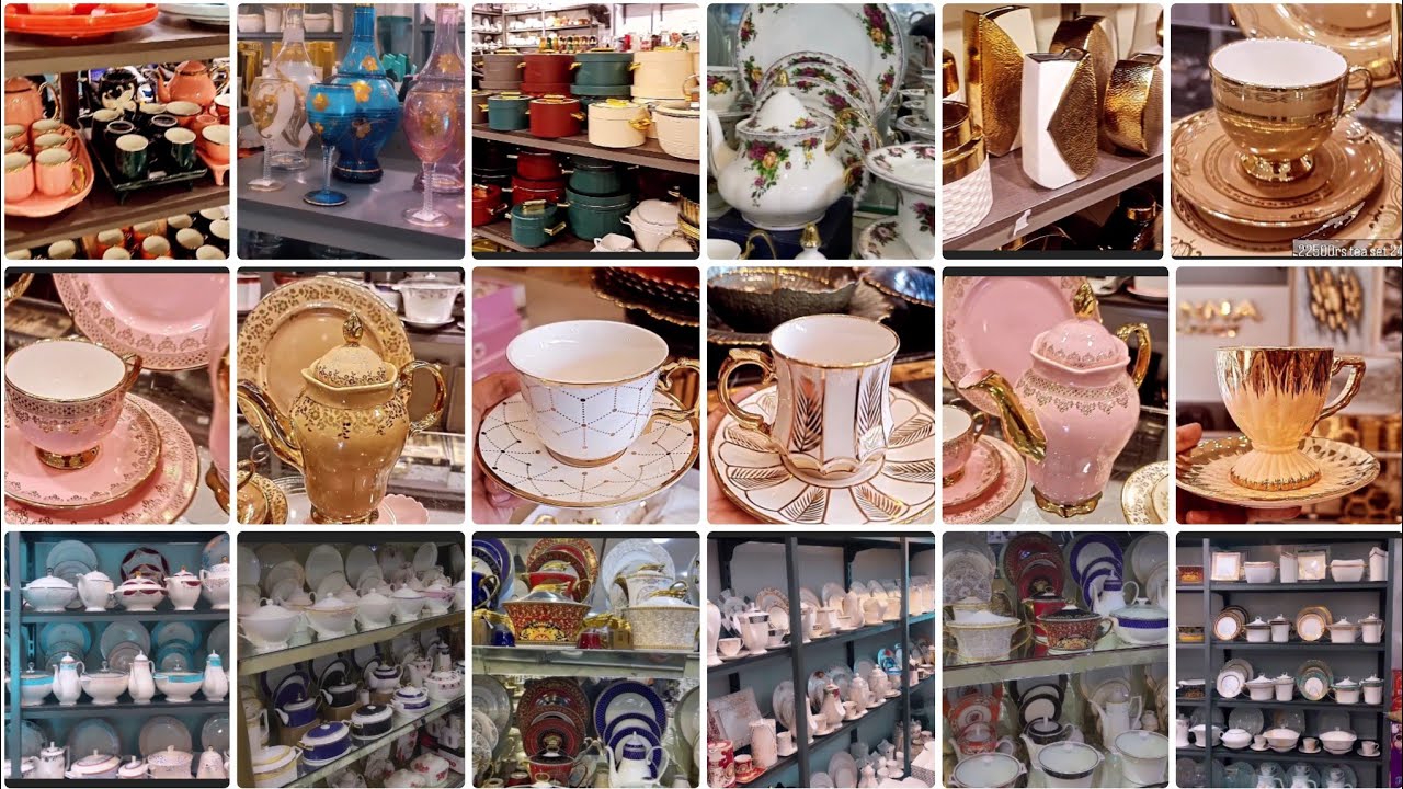 Beautiful collection #2024 Bone China Dinner sets and Tea sets | Fancy ...
