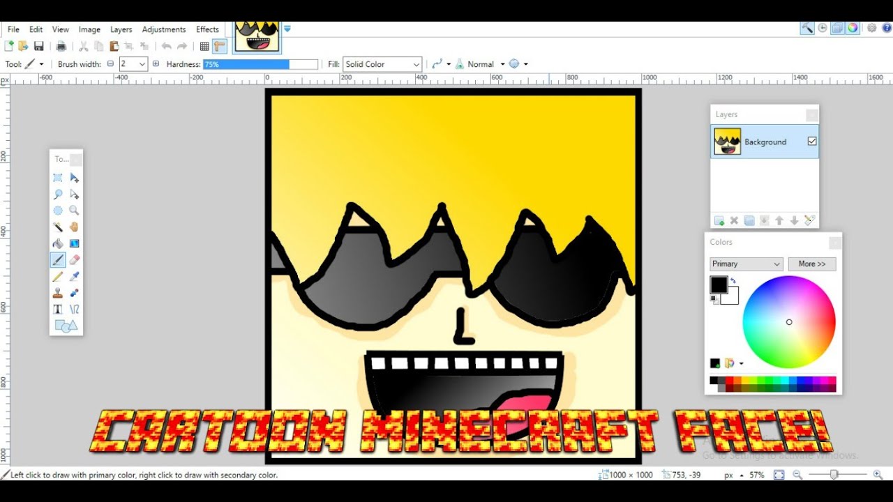 AG's Christmas Countdown #1 -- Cartoon Minecraft Face Tutorial! - YouTube