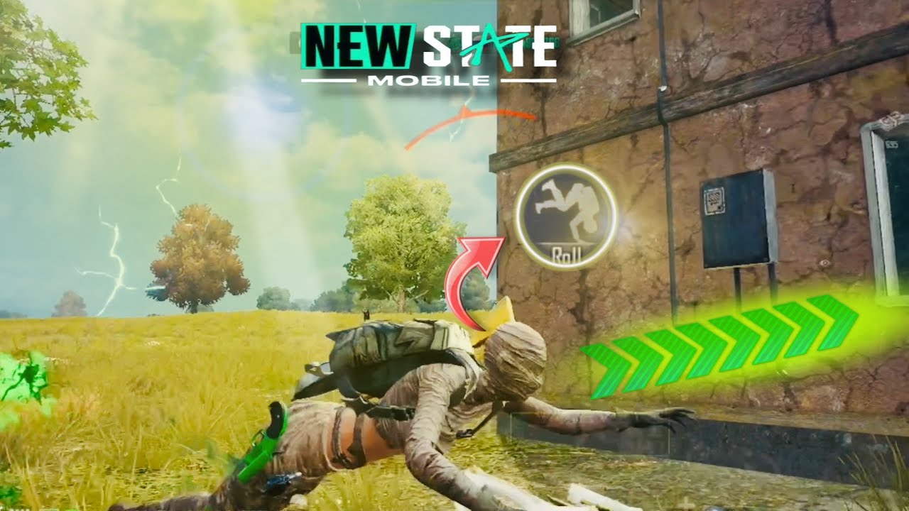 PERFECT USE OF ROLL BUTTON ( 🔄 ) NEW STATE MOBILE - YouTube