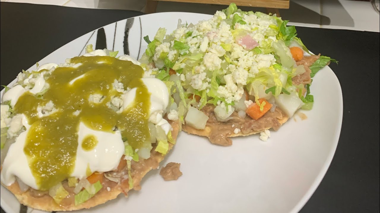 TOSTADAS ESTILO MICHOACAN FÁCIL Y DELICIOSAS - YouTube