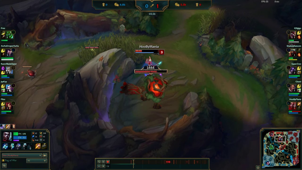 YASIN VS RED league of legends - YouTube