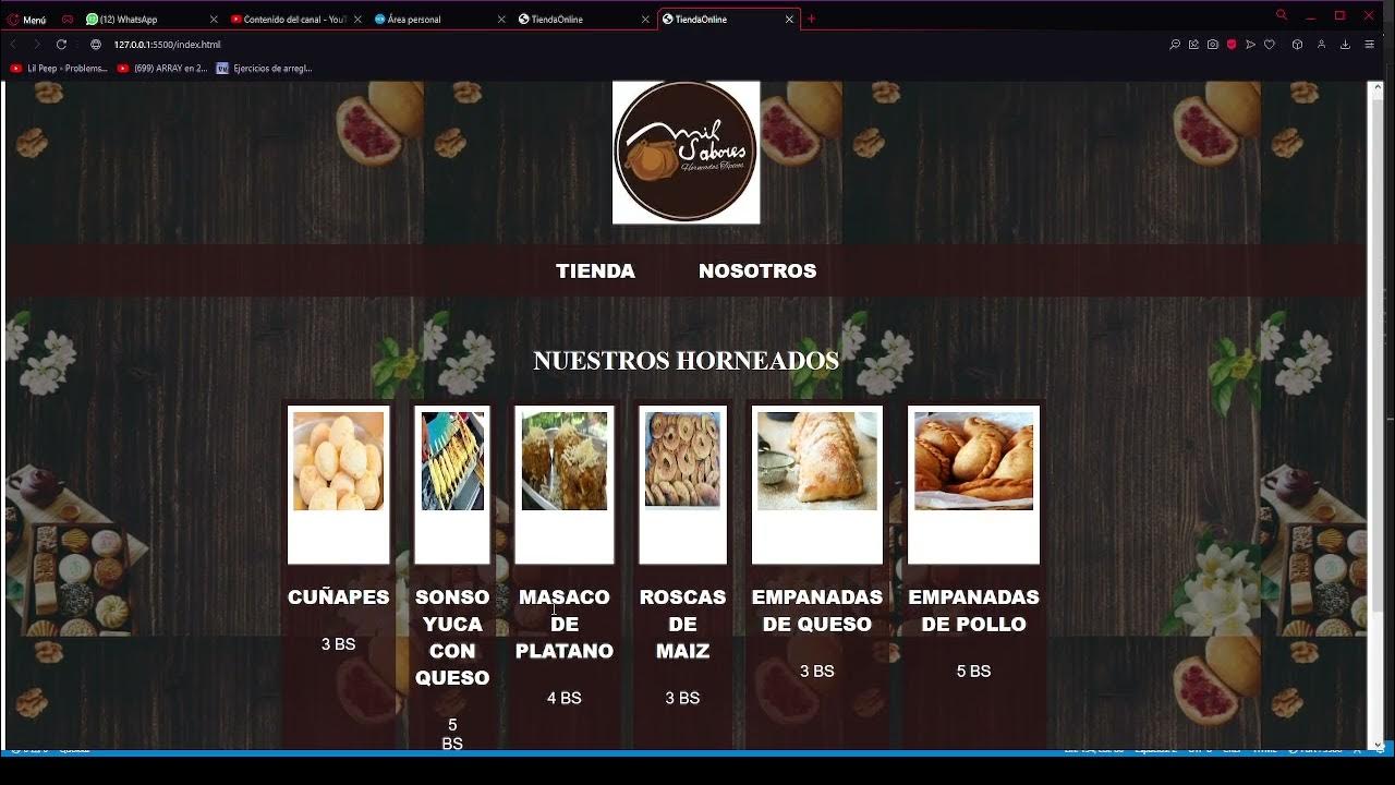PROYECTO MENU DE RESTAURANTE HTML Y CSS - YouTube