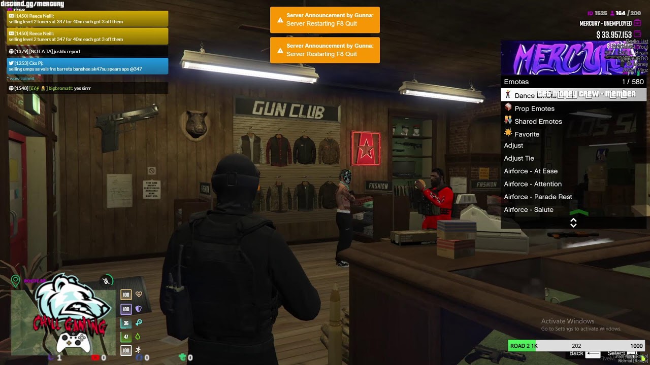 FIVE M GTA MERCURY RP CARTEL!! & CHILL GAMING!! - YouTube