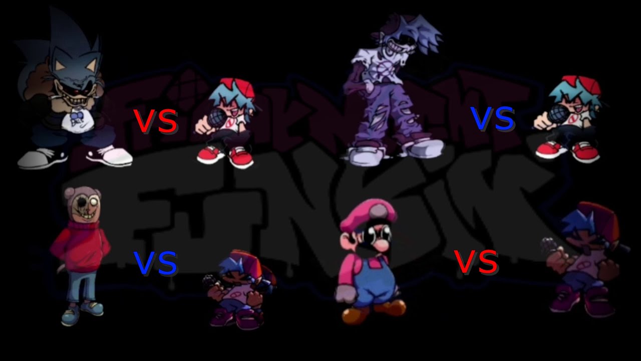 FNF 77 Rings, Charted, All character Cover (Friday Night Funkin ...