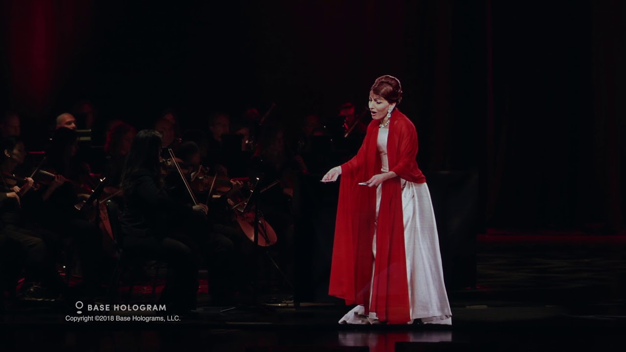 Callas en concert, the hologram tour - Card Aria (Carmen) - YouTube