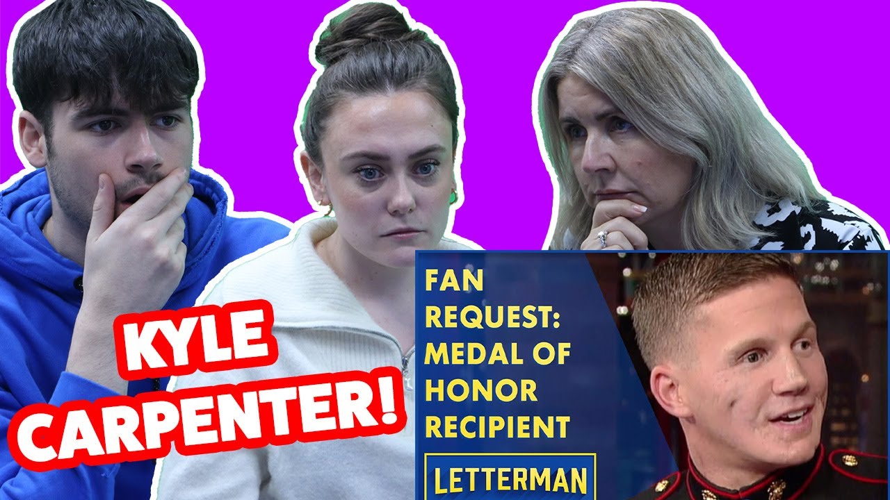 BRITISH FAMILY REACTS! Medal of Honor Recipient, Cpl. Kyle Carpenter ...
