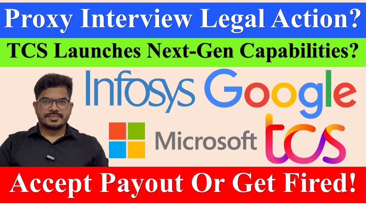 Voluntary Payout Or Get Fired? Proxy Interview at Infosys? TCS Deep ...