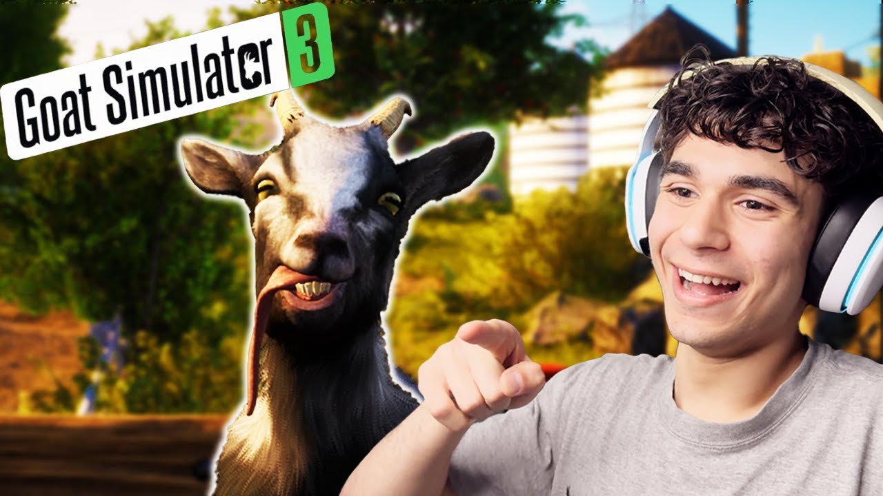 THIS GAME IS SO STUPID THAT ITS FUNNY!!! | Goat Simulator - Part 1 ...