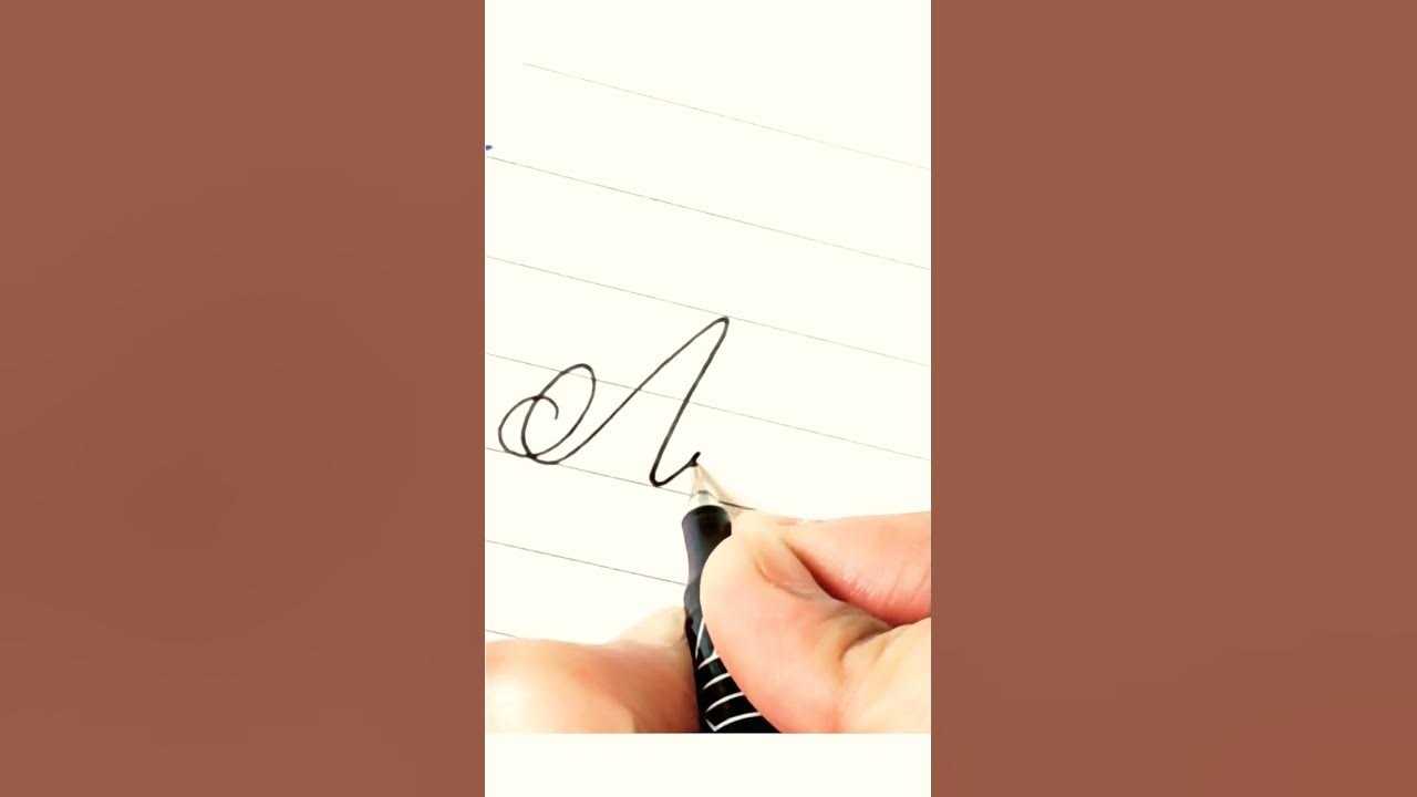 "Asma" in cursive writing #shorts #youtubeshorts #calligraphy #cursive #handwriting - YouTube