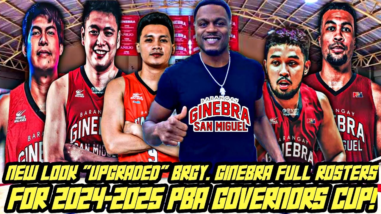 UPGRADED! NEW LOOK "GINEBRA San Miguel" FULL ROSTERS for 49th PBA GOV'S ...