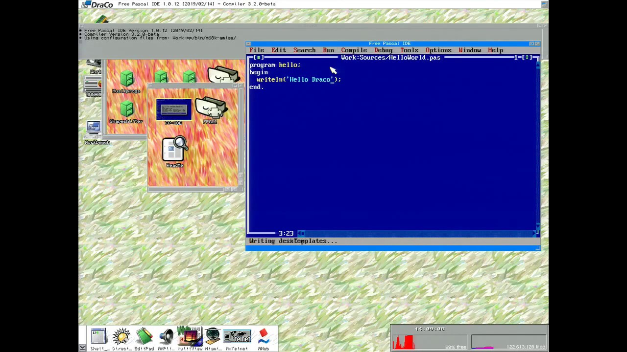 Amiga Draco with FreePascal - YouTube