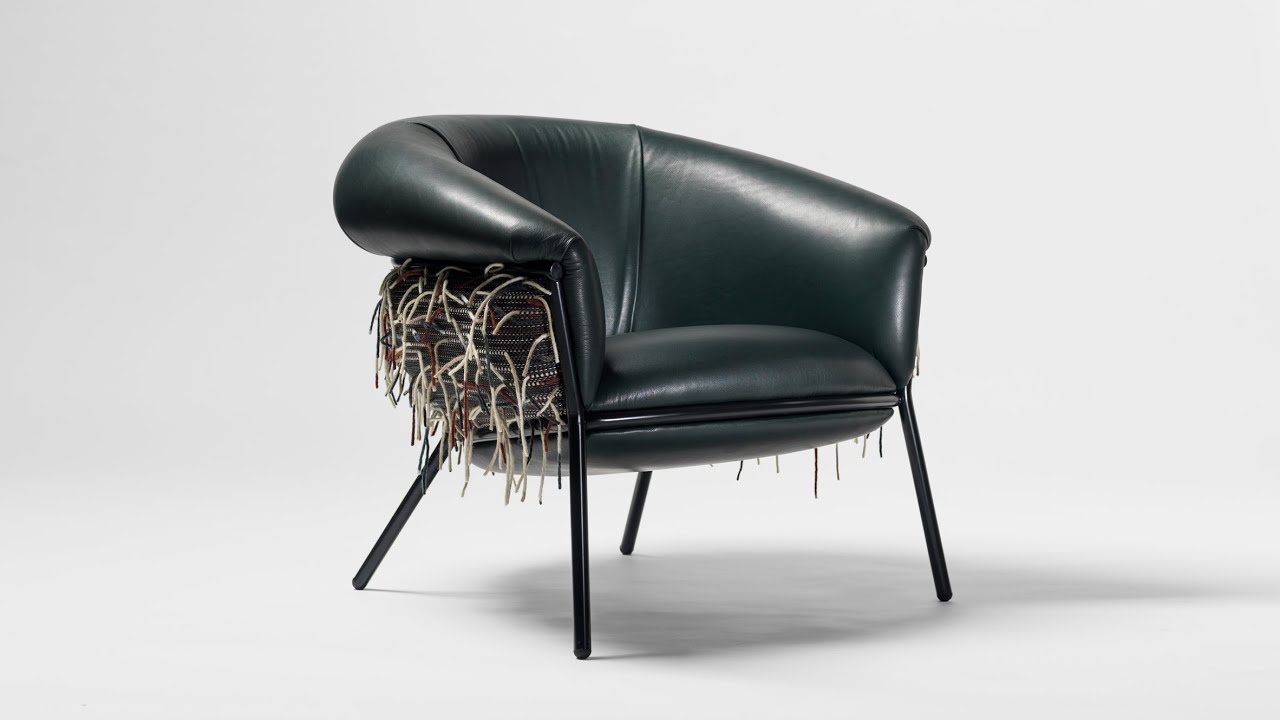 Stephen Burks uses Bolon textiles to create shaggy chairs for BD ...