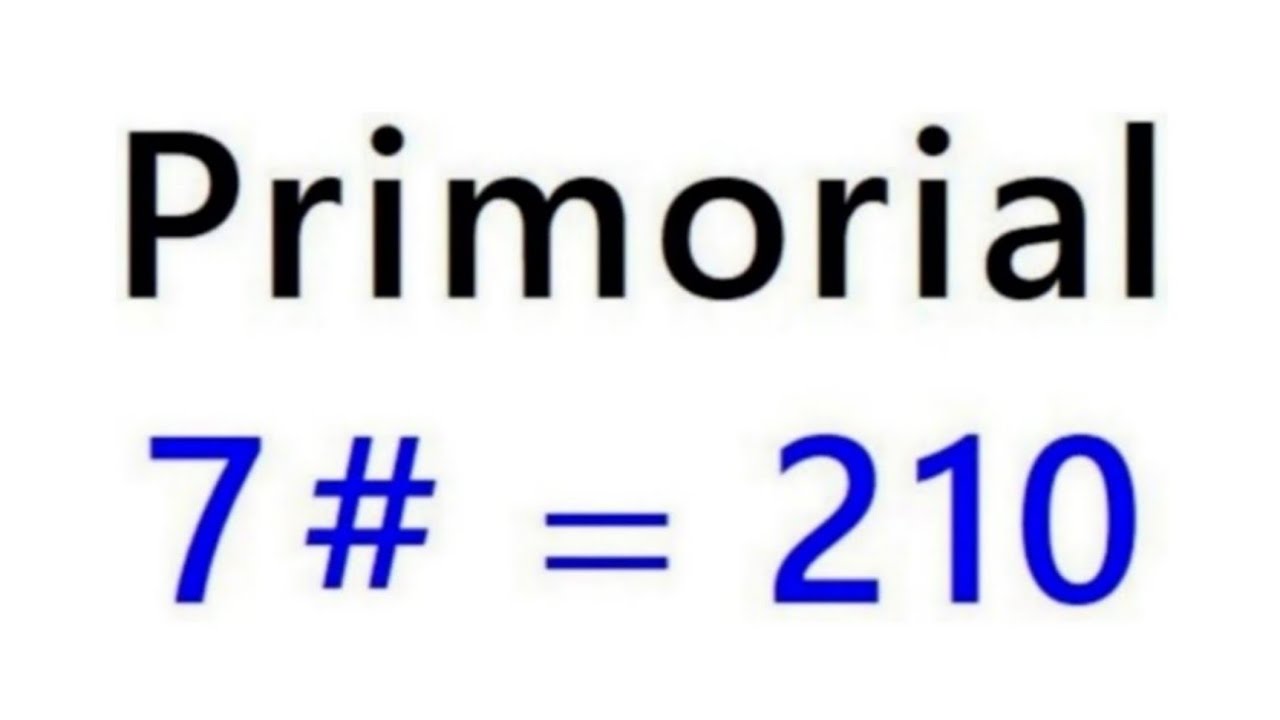 COMO CALCULAR o PRIMORIAL de um NÚMERO NATURAL - YouTube