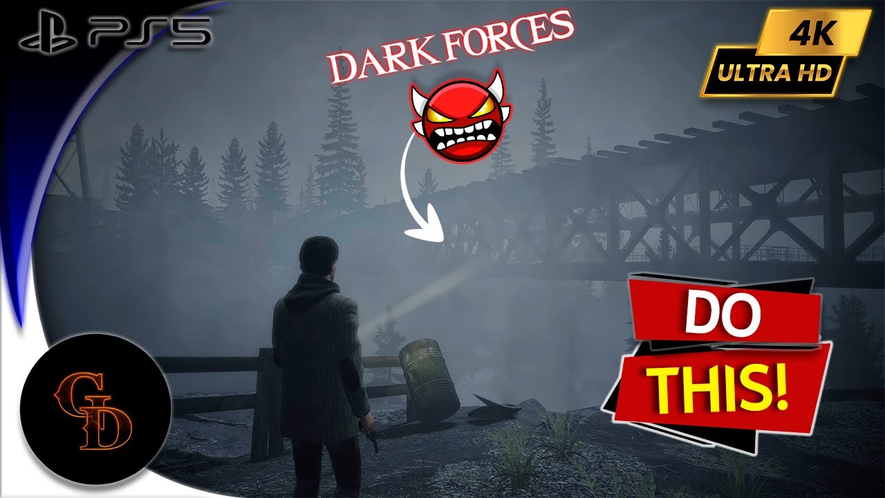Alan Wake Remastered | How to Cross The Train Bridge | Reach the train ...