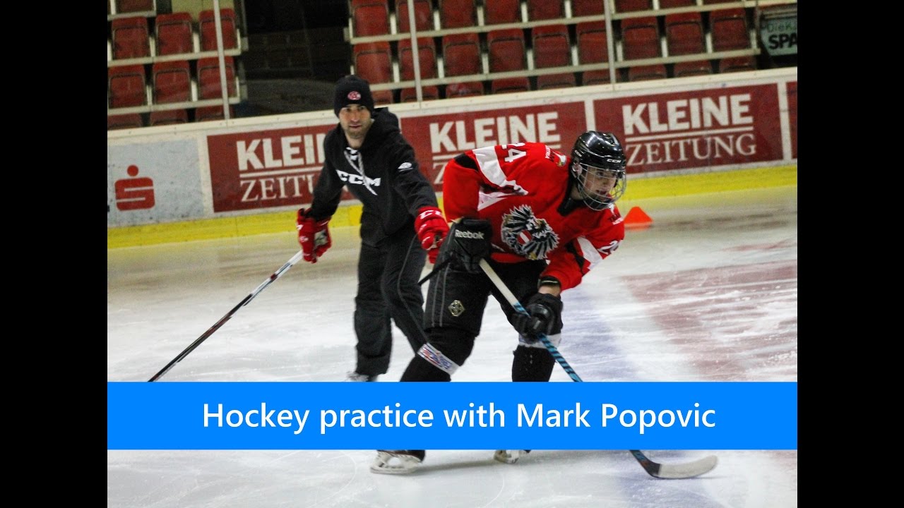 Hockey Practice with Mark Popovic - YouTube