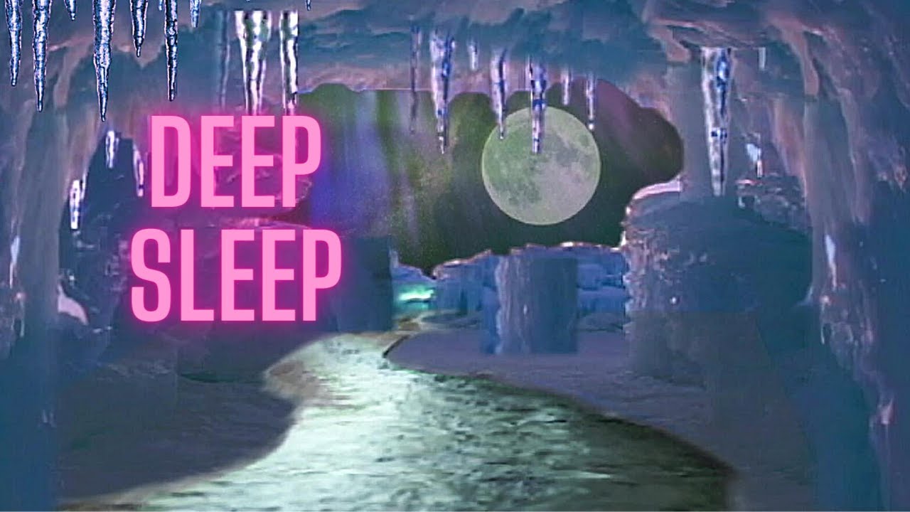 Winter Ice Cave Relaxation Aurora Borealis Northern Lights With Ambient ...