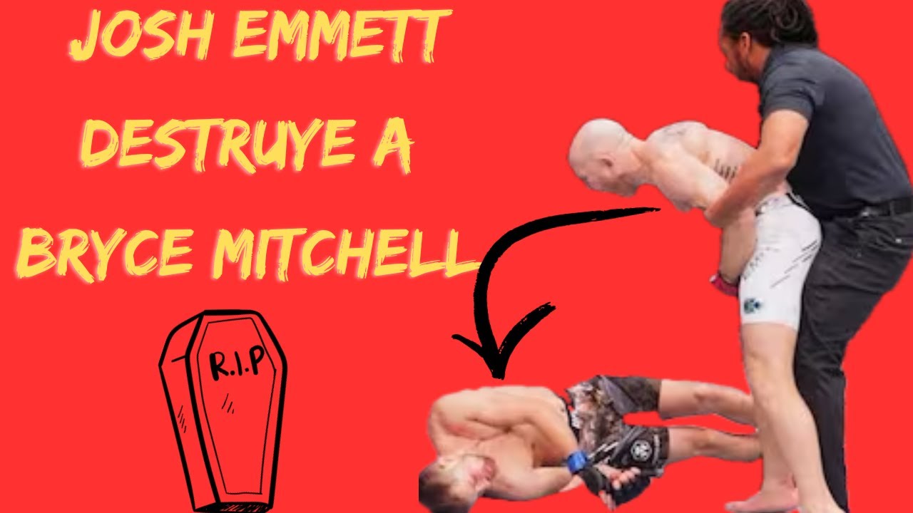 Josh Emmett DESTRUYE por COMPLETO a Bryce Mitchell - YouTube