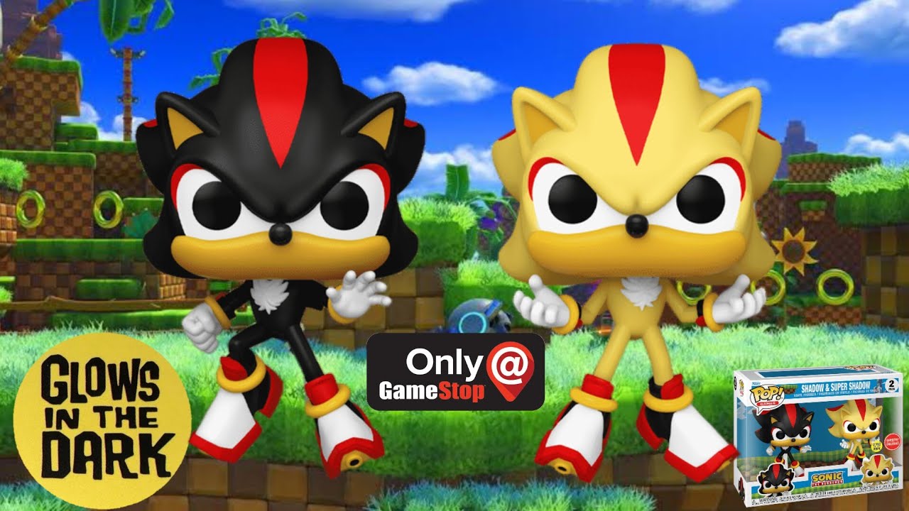 FUNKO POP! ~ SHADOW & SUPER SHADOW (Glow In The Dark) - YouTube