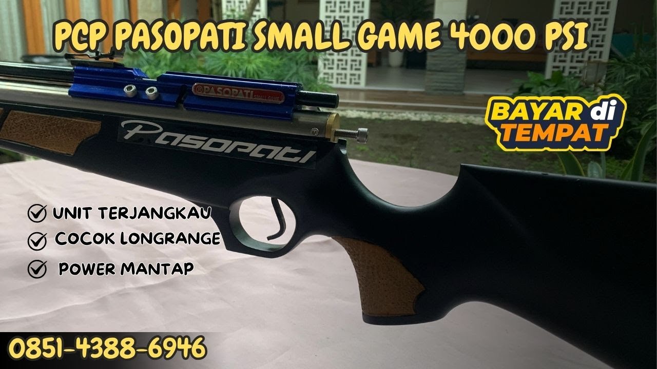 HARGA SENAPAN PCP PASOPATI SMALL GAME OD 27 TERBARU 2025 - YouTube