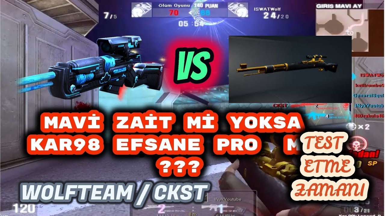 YENİ KAR98 EFSANE PRO MU YOKSA MAVİ ZAİTMİ ?? !!! WOLFTEAM/CKST - YouTube