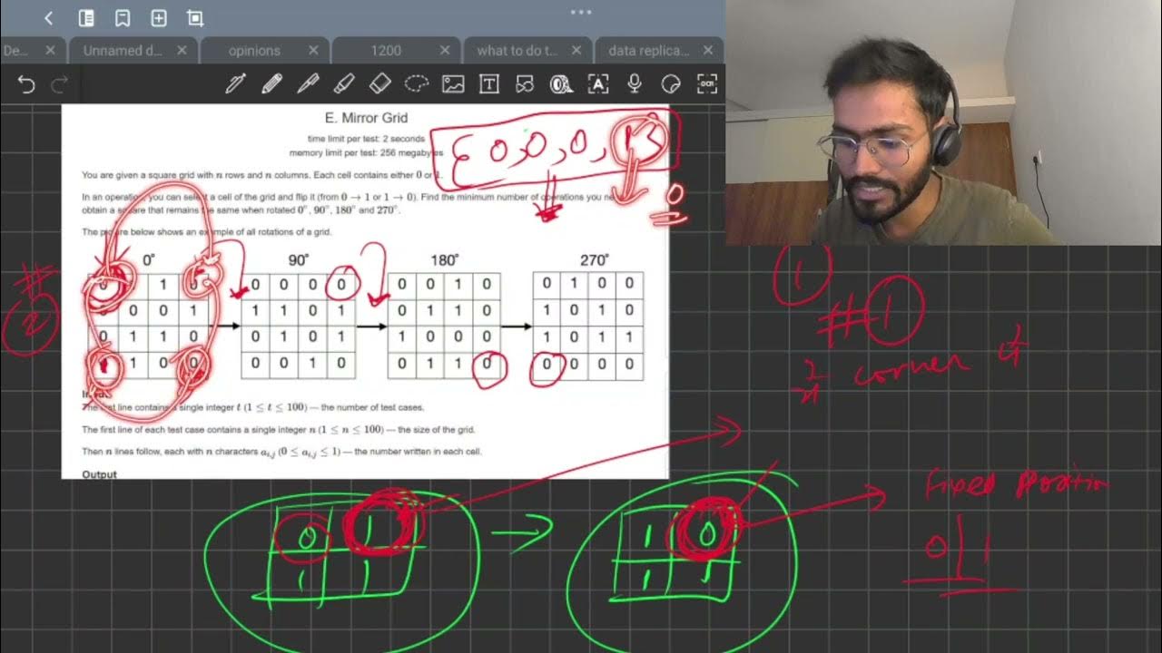 E. Mirror Grid | TLE Eliminators CP Sheet (1200 )| problem 14 |Codeforces Round 806 (Div. 4 ...