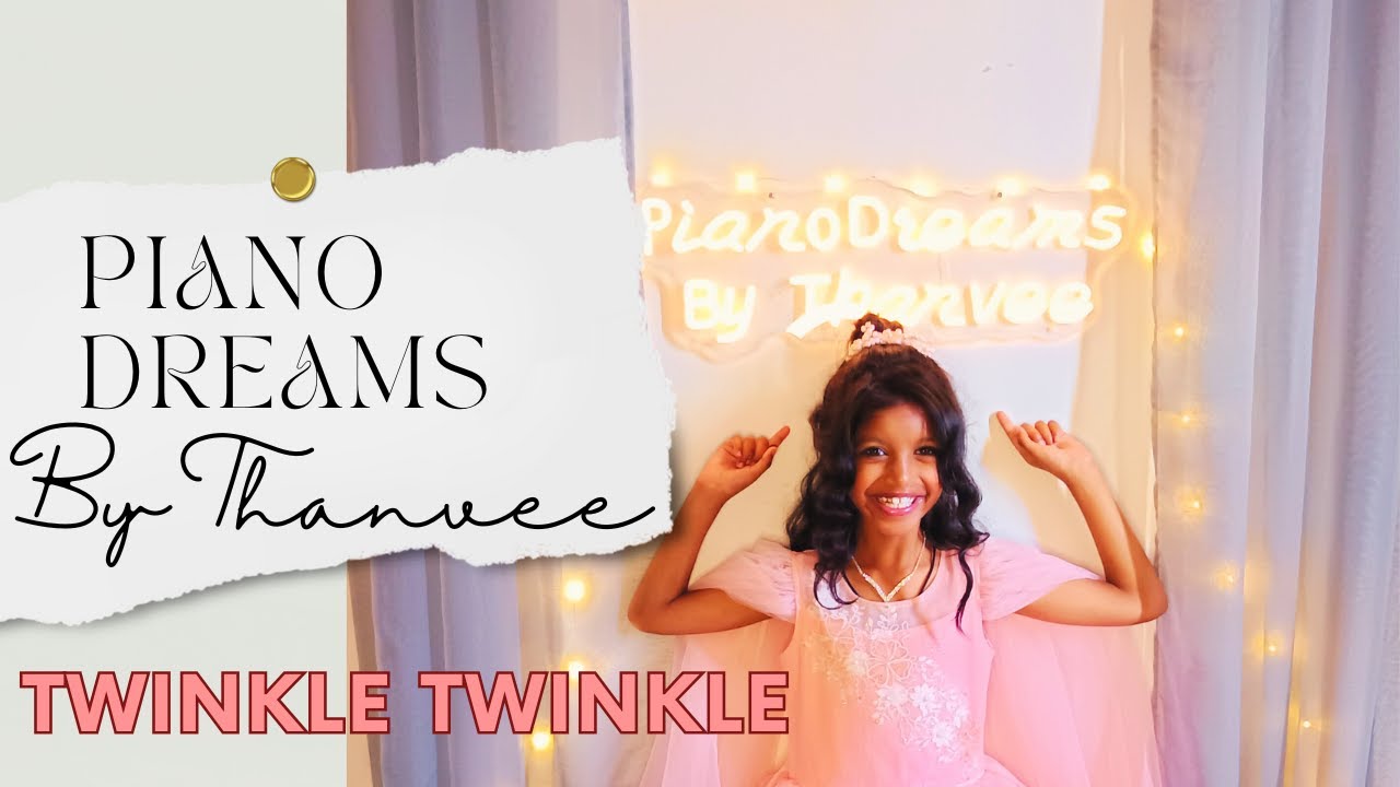 Twinkle Twinkle Little Star on Piano ⭐| Beginner-Friendly Kids Song ...