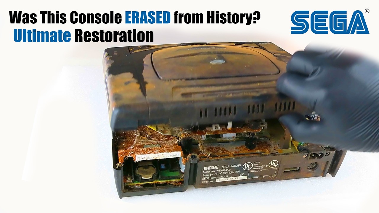 Most DESTROYED Game Console🎮 Ultra Restoration🔧 31 Year-Old SEGA Epic ...