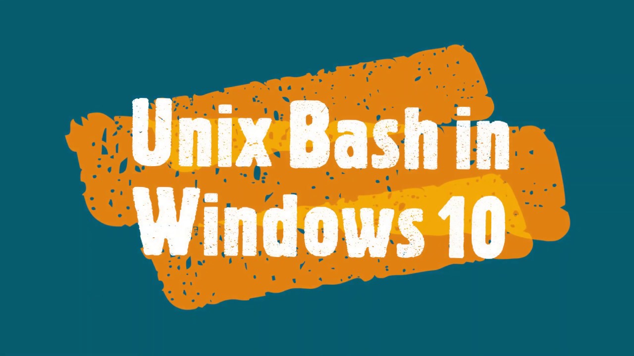 How To Unlock The Unix Bash Prompt Hidden Feature In Windows 10 YouTube how-to-unlock-the-unix-bash-prompt-hidden-feature-in-windows-10-youtube