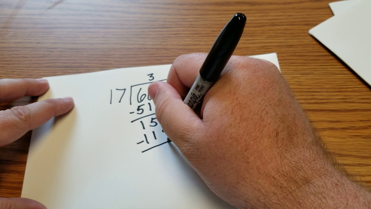 Rounding for long division - YouTube