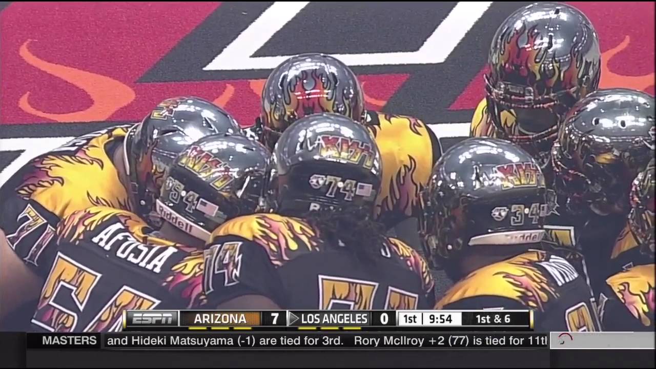 2016 Week 2 Arizona Rattlers at Los Angeles KISS 1st Half - YouTube