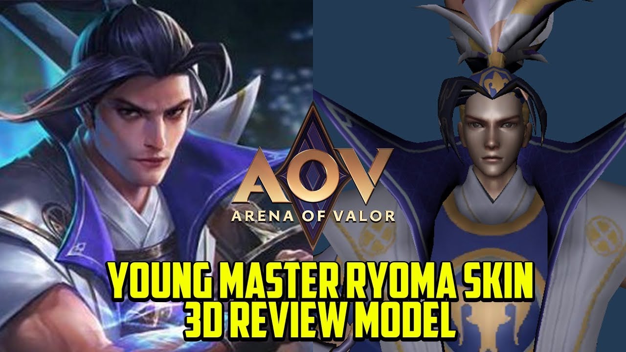 YAUSO ryoma skin | 3D model review | Arena of Valor | LiênQuânMobile ...