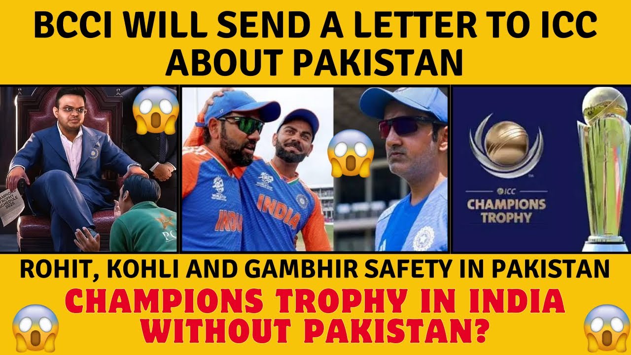 Champions Trophy might happen in India and Not in Pakistan BCCI Letter ...