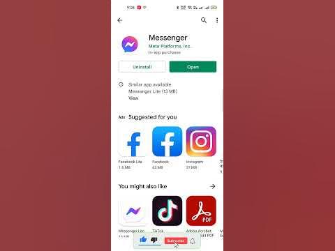 How to install Facebook Messenger app in mobile. #viral #ai - YouTube
