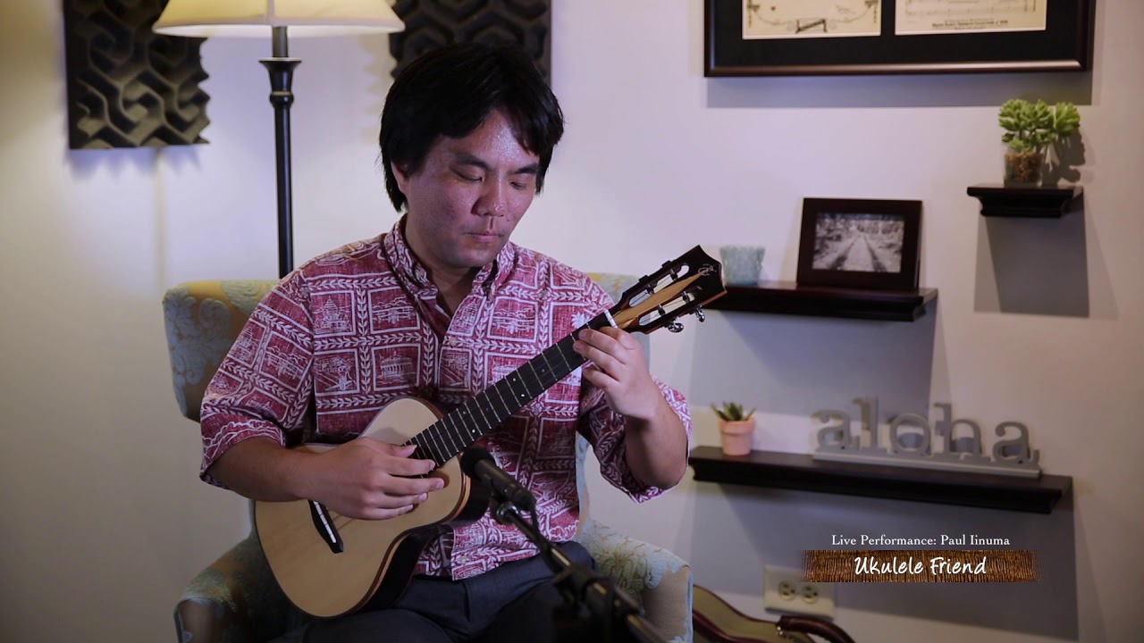 Paul Iinuma and Custom Nishihara Tenor Ukulele - (UKULELE FRIEND: Live ...
