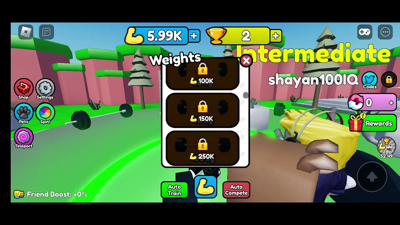 My brother and me playing ROBLOX bench press simulator - YouTube