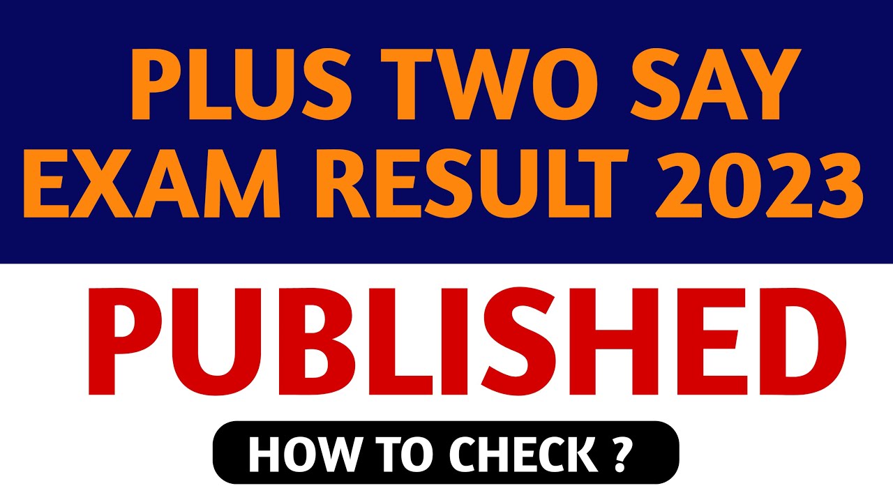 How to check +2 Say,improvement exam result 2023 - YouTube