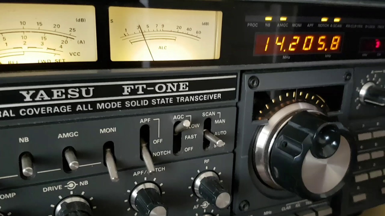 Yaesu FT-ONE still doing a job - YouTube