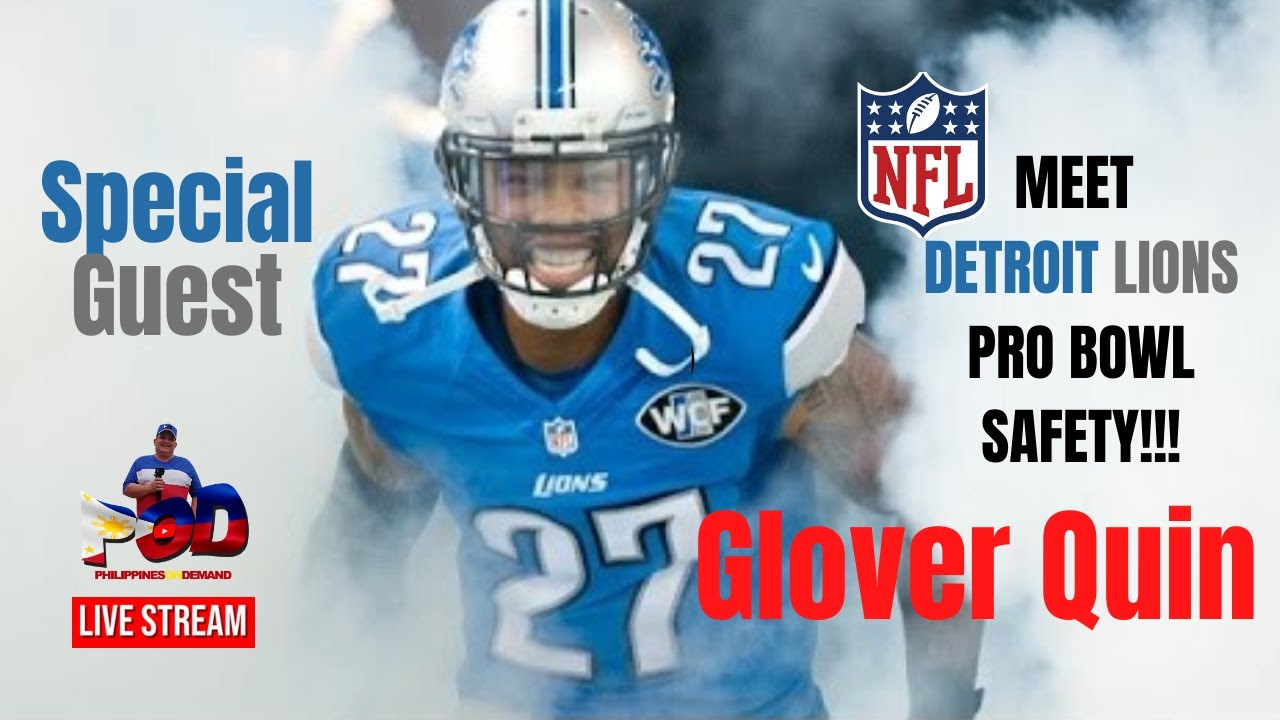 [LIVE] NFL DETROIT LIONS STAR GLOVER QUIN TALKS LIFE AND FOOTBALL WITH ...