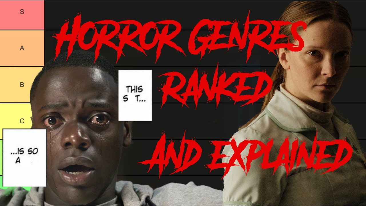 Horror Genres Explained and Tier list - YouTube